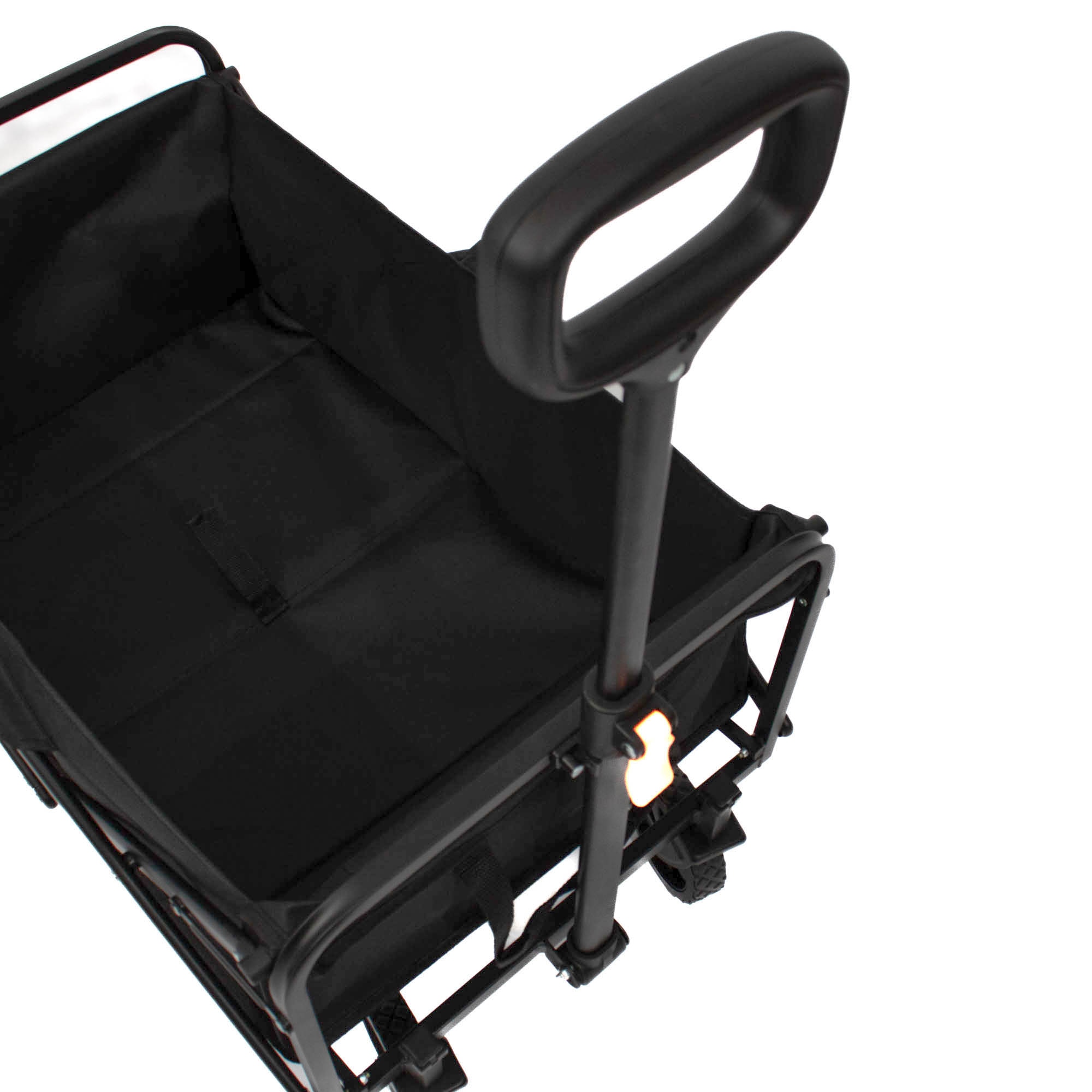 Carucior pliabil de gradina, Master, 4 roti, 60 L, 72x50x91 cm, negru ...