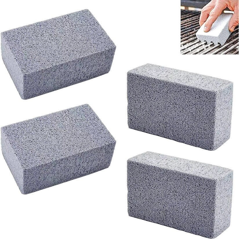 Set 2 bucati Piatra, racleta pentru curatare grill, gratar cleaning ...