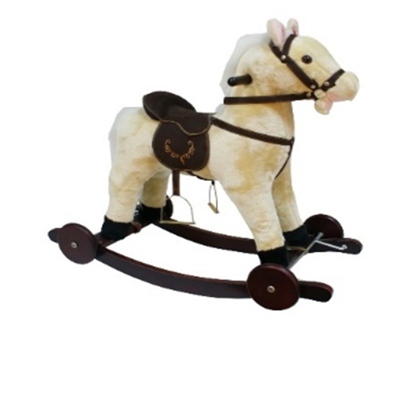 Допълнителен люлеещ се кон с песни NOVOKIDS ™ Rocking Horse, С колела ...