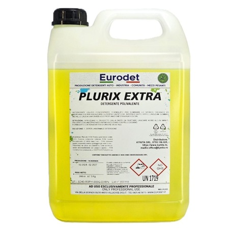 Концентриран разтвор за вътрешно почистване на автомобили PLURIX EXTRA ...