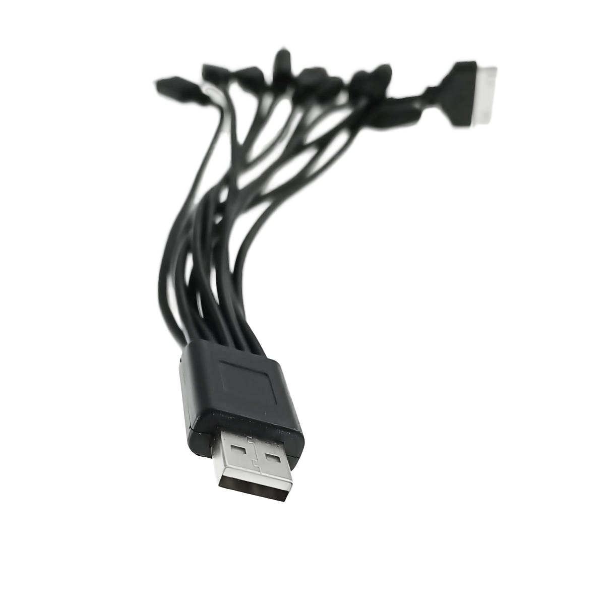 Cablu USB 10 in 1, CT101-N, alimentare de la USB, 10 conectori cu cablu ...