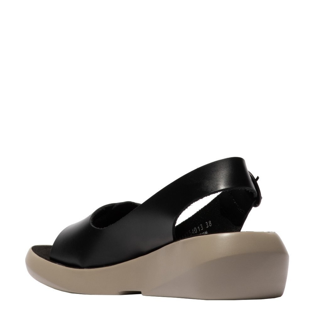 Sandale dama, Fly London BERK 754, piele naturala, negru, 38 - eMAG.ro
