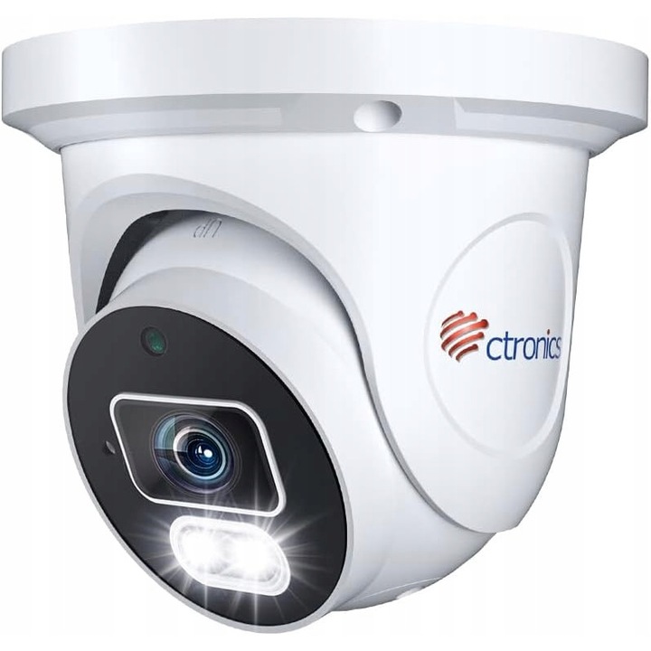 Camera IP de exterior Ctronics CTIPC-610C 5MP IP66, alba - eMAG.ro