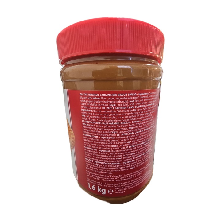 Crema biscuiti Lotus Biscoff, 1, 6 kg - eMAG.ro