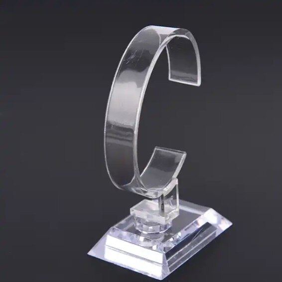 Suport ceas acrilic transparent forma C 10cm * 7cm * 5cm - eMAG.ro