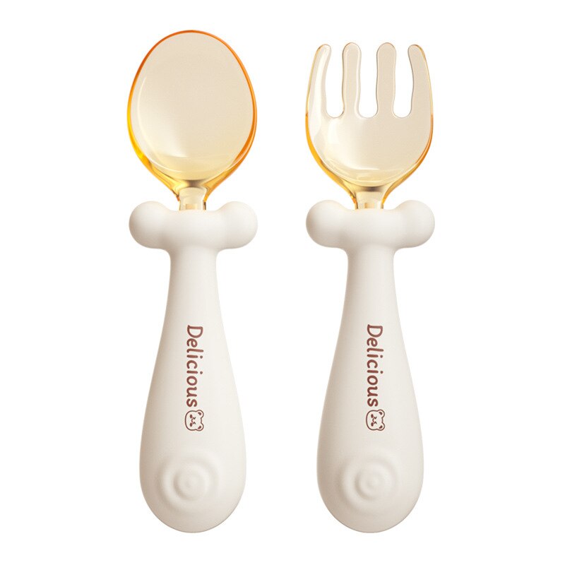 Set tacamuri bebelusi, Delicious, Silicon, Alb - eMAG.ro