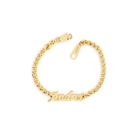 Bratara cu nume Andrei, aur 14k - eMAG.ro