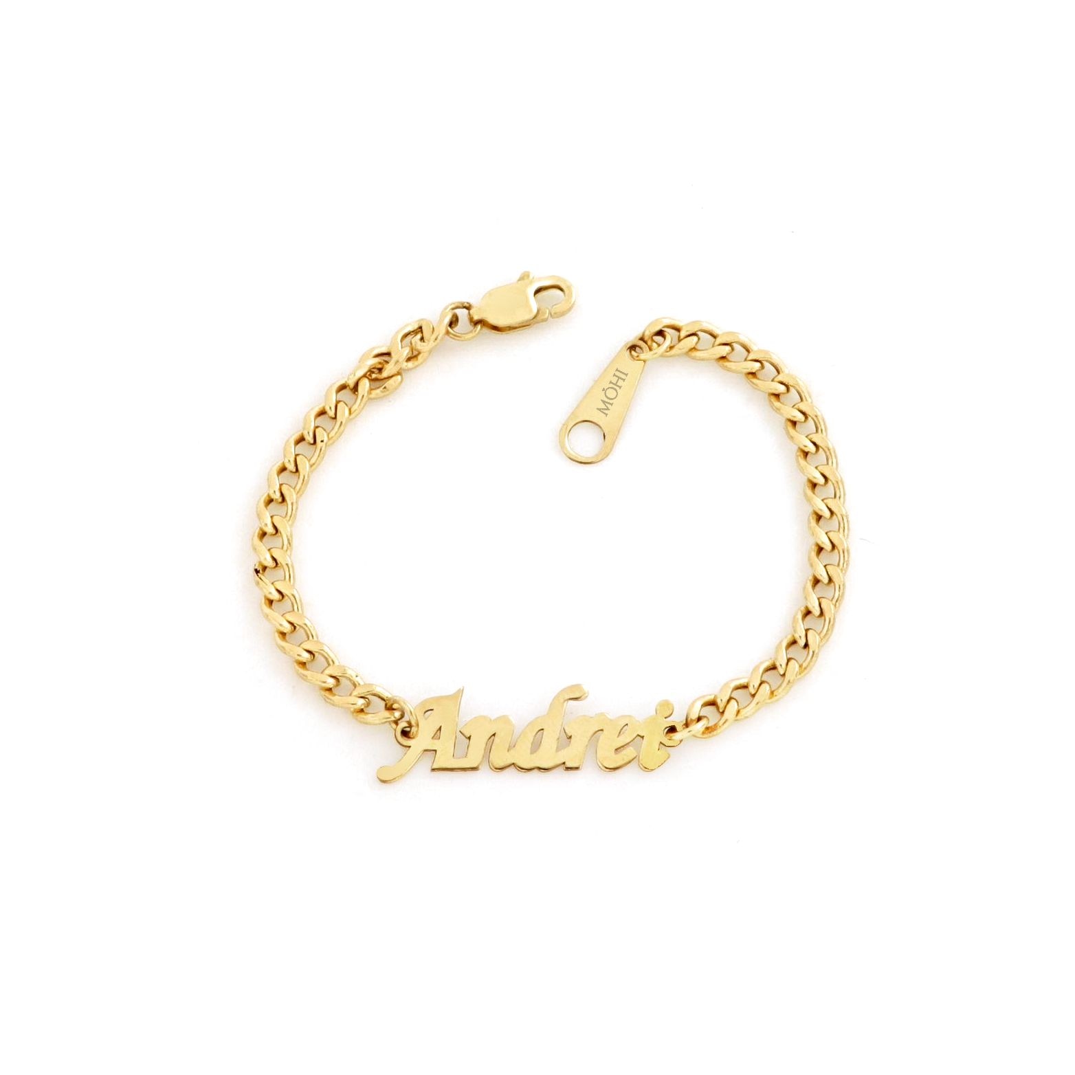 Bratara cu nume Andrei, aur 14k - eMAG.ro