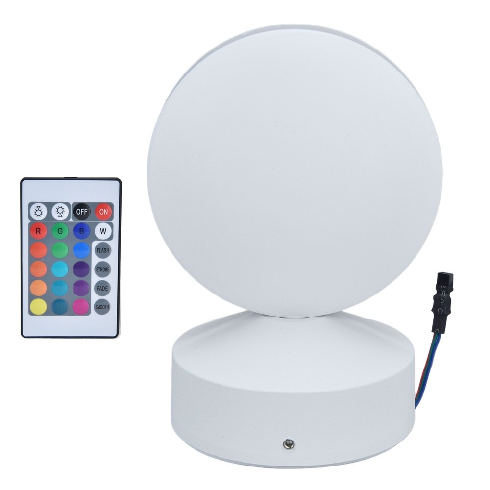 Lampa de perete LED, Aluminiu, RGB cu telecomanda, 10W, 10x11x16cm ...