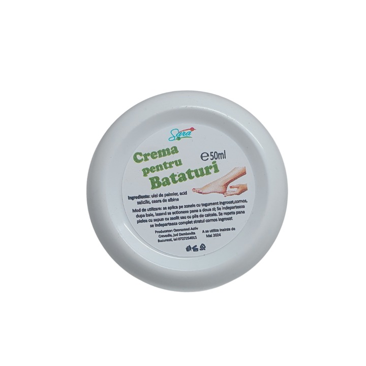 Crema pentru bataturi cu ceara de albine si acid salicilic 50 ml - eMAG.ro