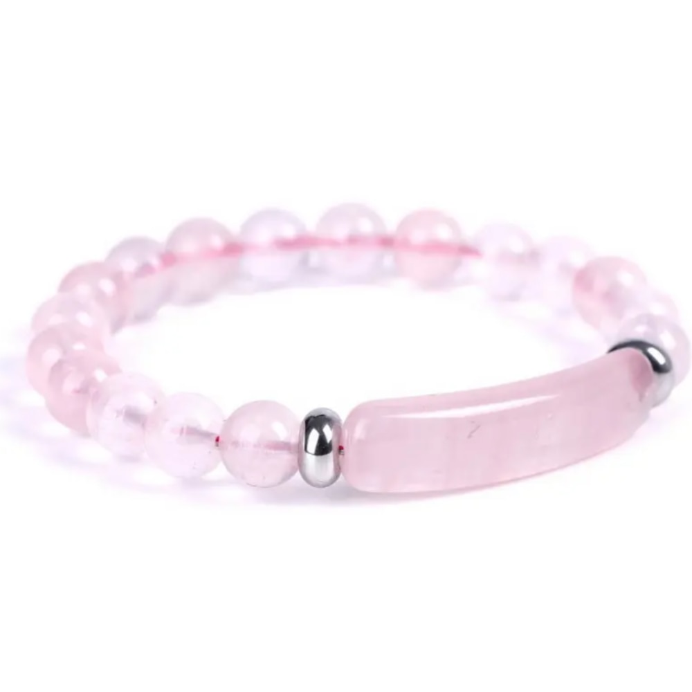 Bratara Vorbeste Sufletul din cristale naturale de Cuart roz - eMAG.ro