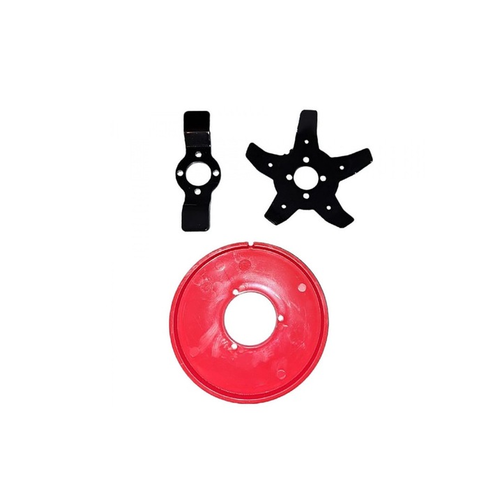 Disc motocoasa 235mm pentru buruieni, prasit /plivit ROSU STEA - eMAG.ro