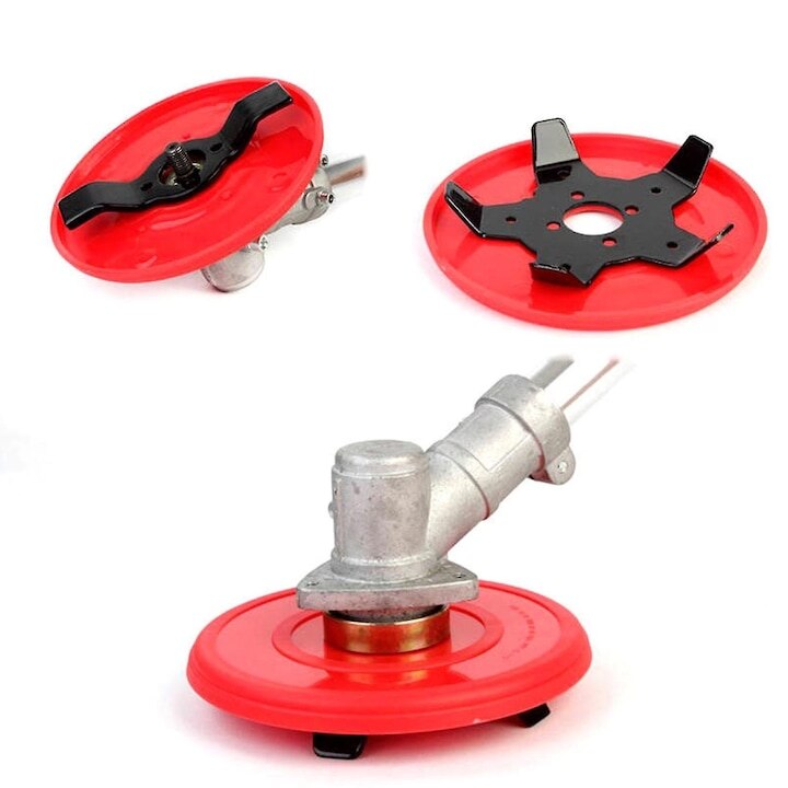 Disc motocoasa 5 lame, protectie, pentru sapat, plivit, tuns iarba ...