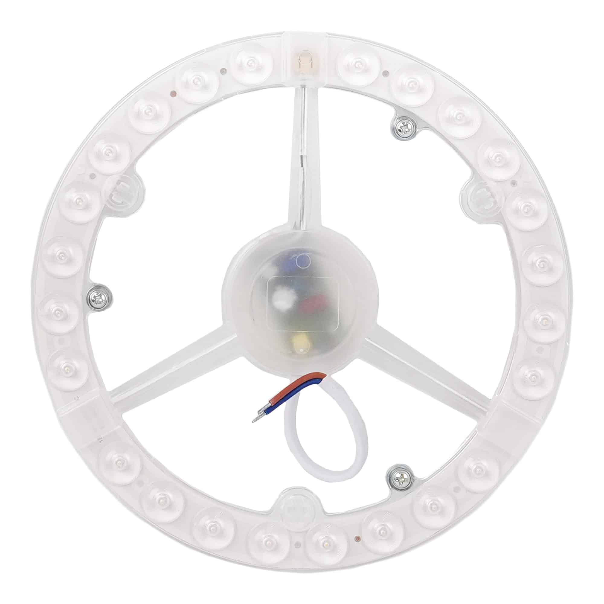 Kit modul Led circular 18W + Driver 1800 lm, 196 mm, lumina neutra ...