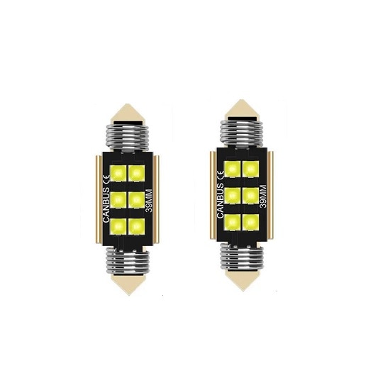Set 2X Becuri Led Auto, Pentru Numar Inmatriculare, Portbagaj ...