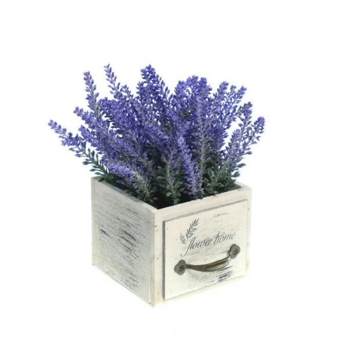 Lavanda artificiala in ghiveci, 12x21 cm - eMAG.ro
