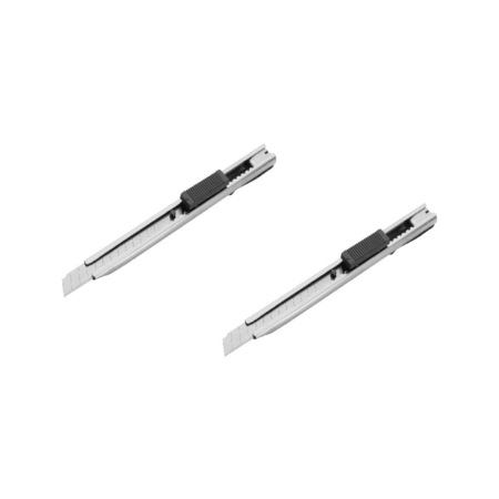 Set 2 cuttere 9x80 mm, inox - eMAG.ro