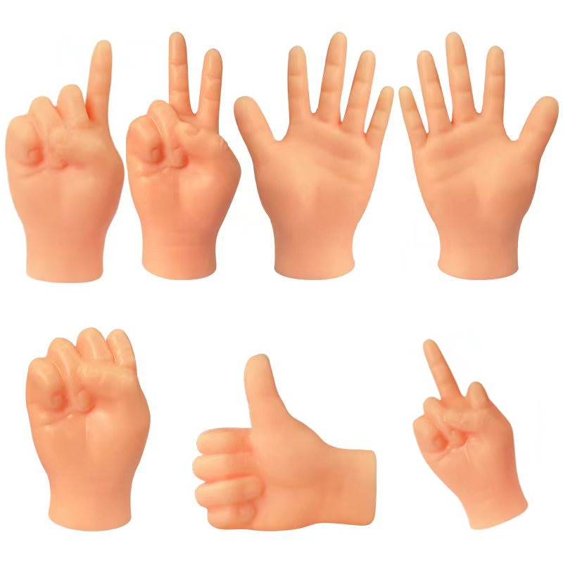 Mini marionete degete, Cauciuc, 7 buc - eMAG.ro