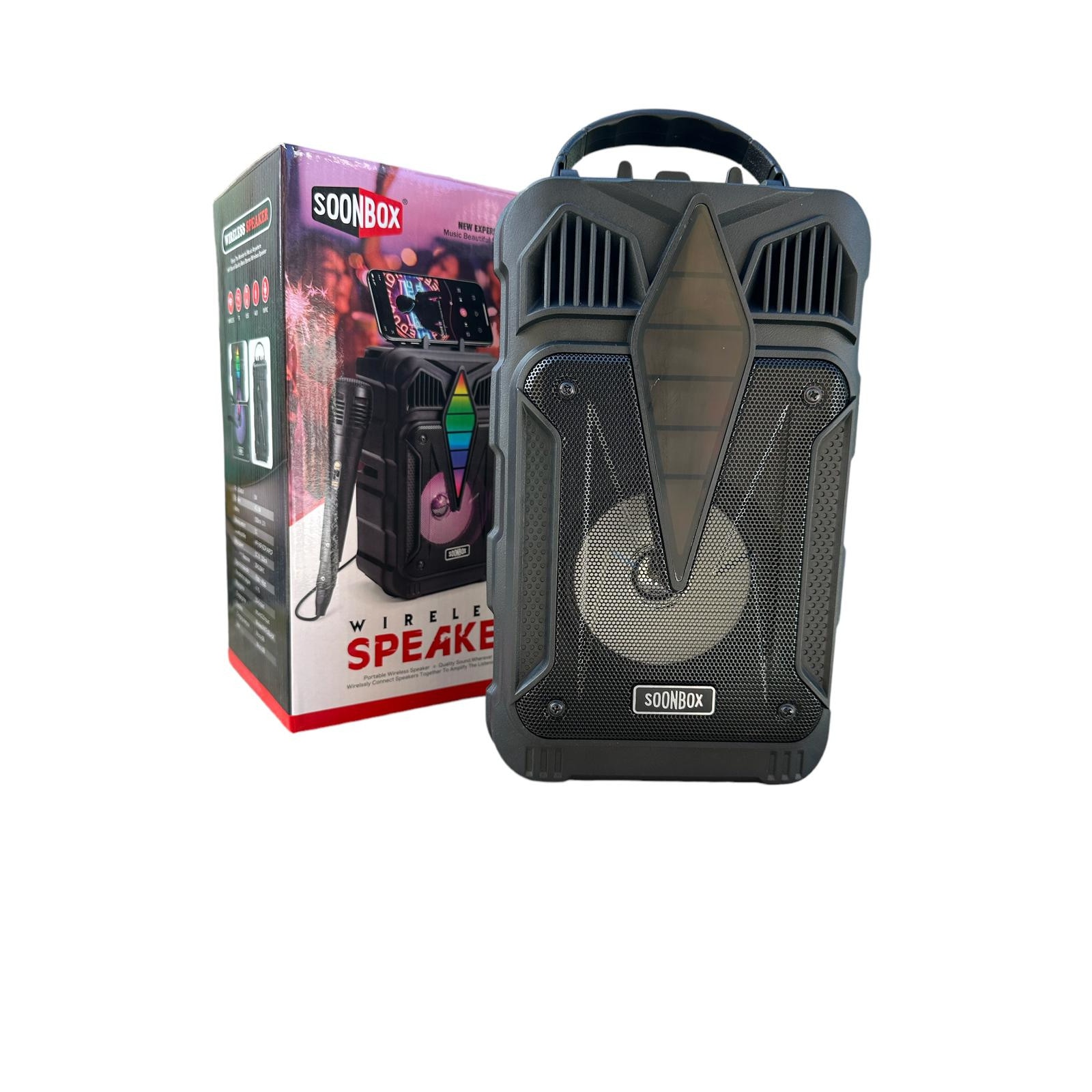 Boxa Portabila cu Microfon si Bluetooth, AUX, USB - eMAG.ro