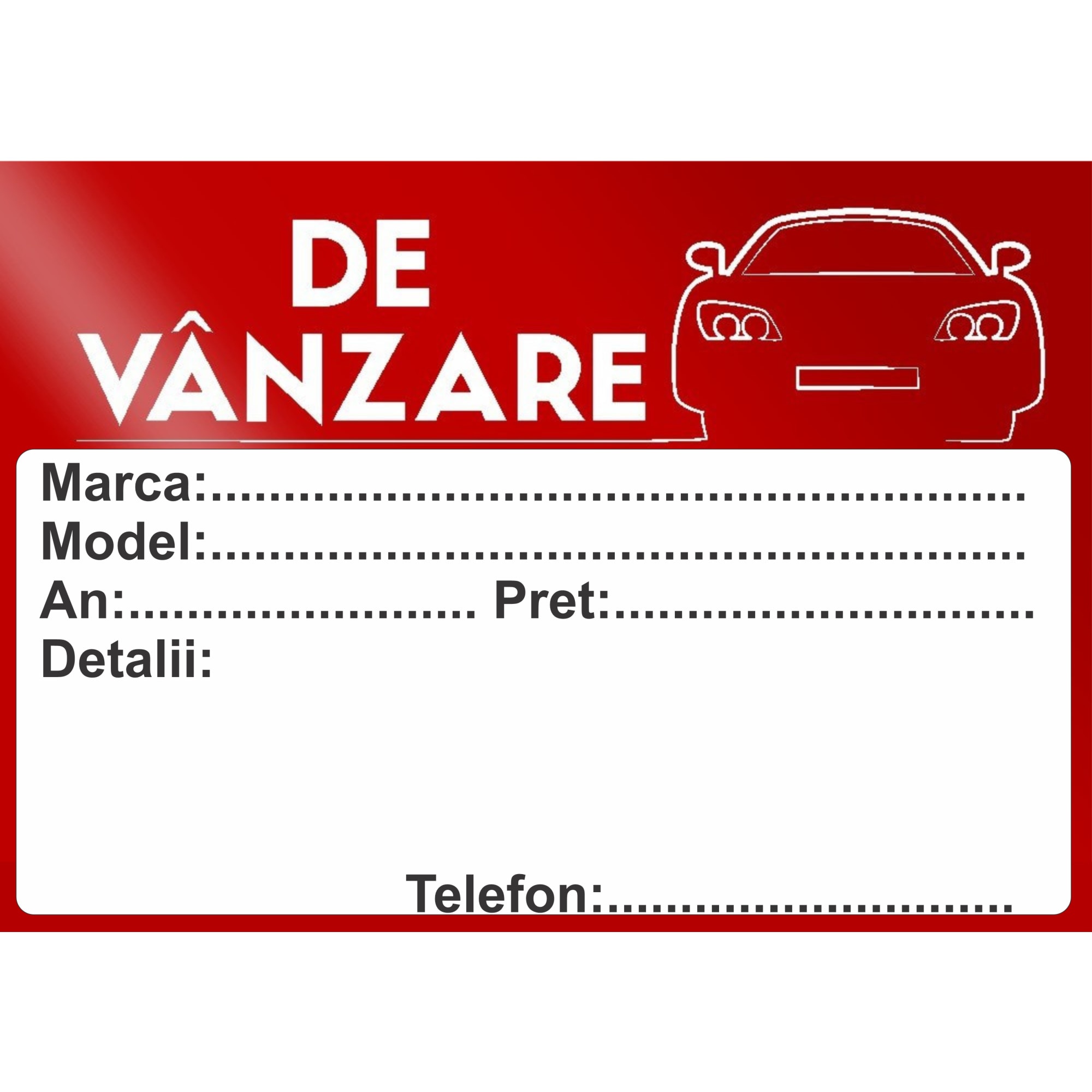 Set 2 coli A4 "Masina de vanzare" autocolante - eMAG.ro