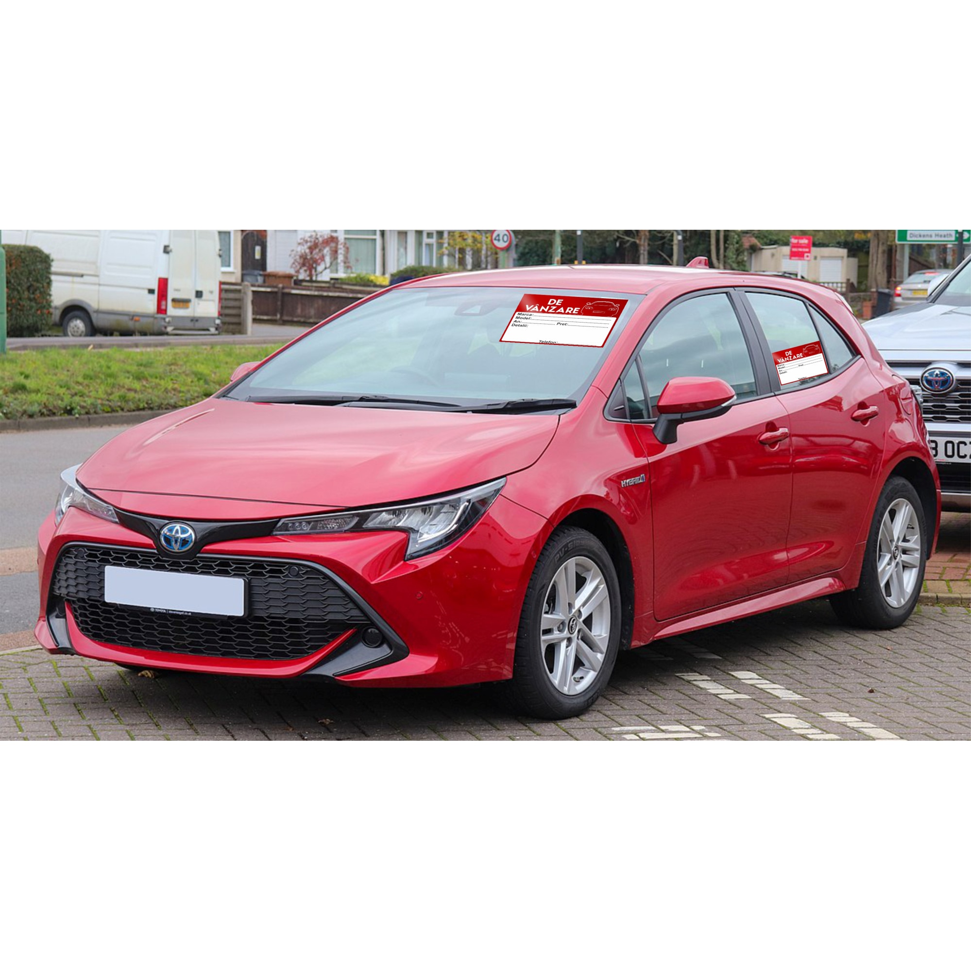 Set 2 coli A4 "Masina de vanzare" autocolante - eMAG.ro