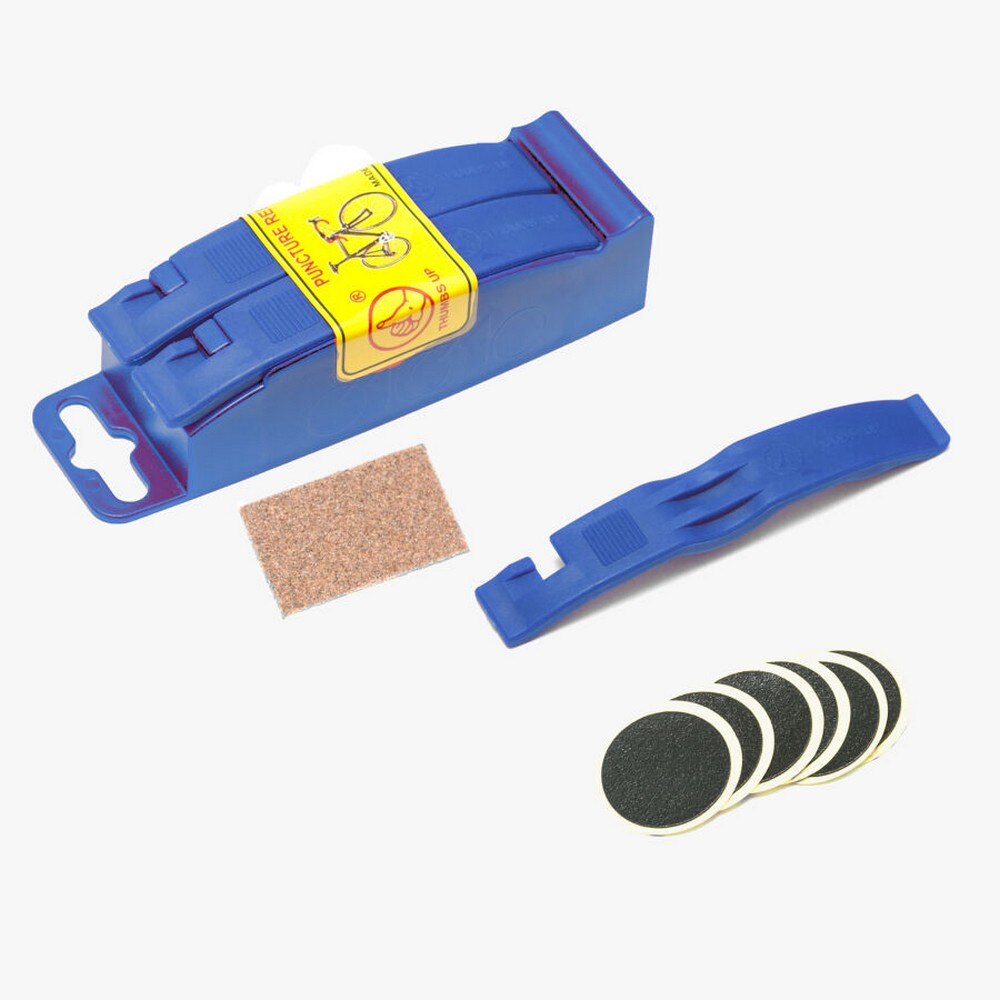 Kit vulcanizare bicicleta levier+petice, albastru - eMAG.ro