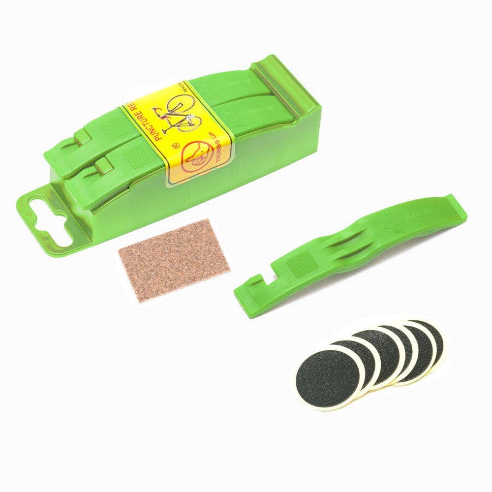 Kit vulcanizare bicicleta levier+petice, verde - eMAG.ro