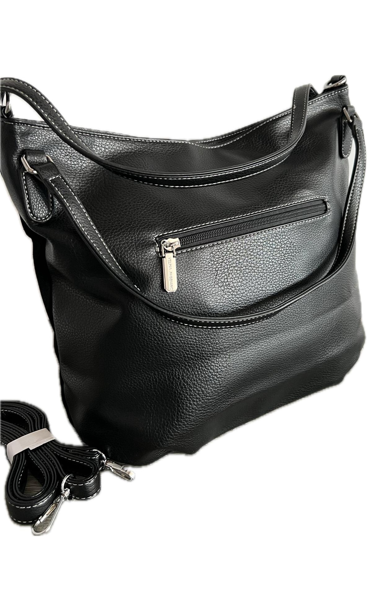 Velina Fabbiano 8134 велурена чанта, 30 x 30 x 14 см - eMAG.bg