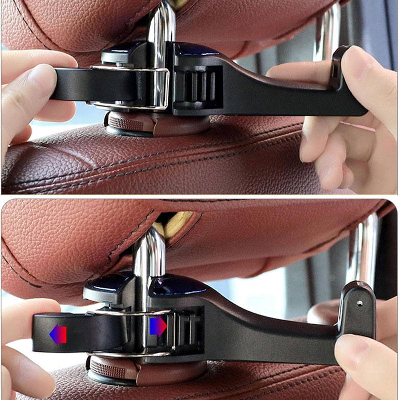 Carlig tetiera scaun, multifunctional suport telefon -ETESTOC®, rotire ...