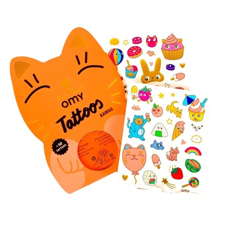Tatuaje copii OMY - Kawaii 50 buc - eMAG.ro
