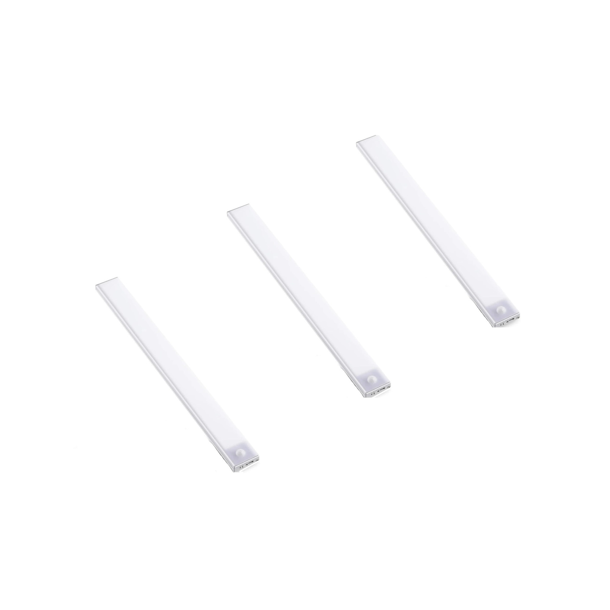 Set 3 lampi LED SLIM cu senzor de lumina si miscare, AHA PRINT ...