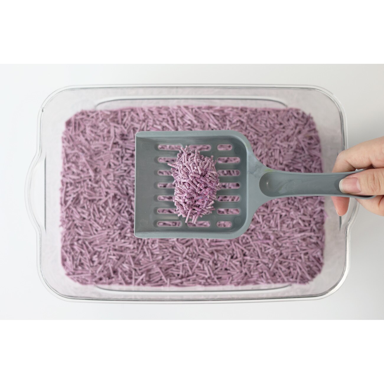 Asternut igienic pentru pisici 100% biodegradabil, Lavanda, Tofu, 2.5 ...