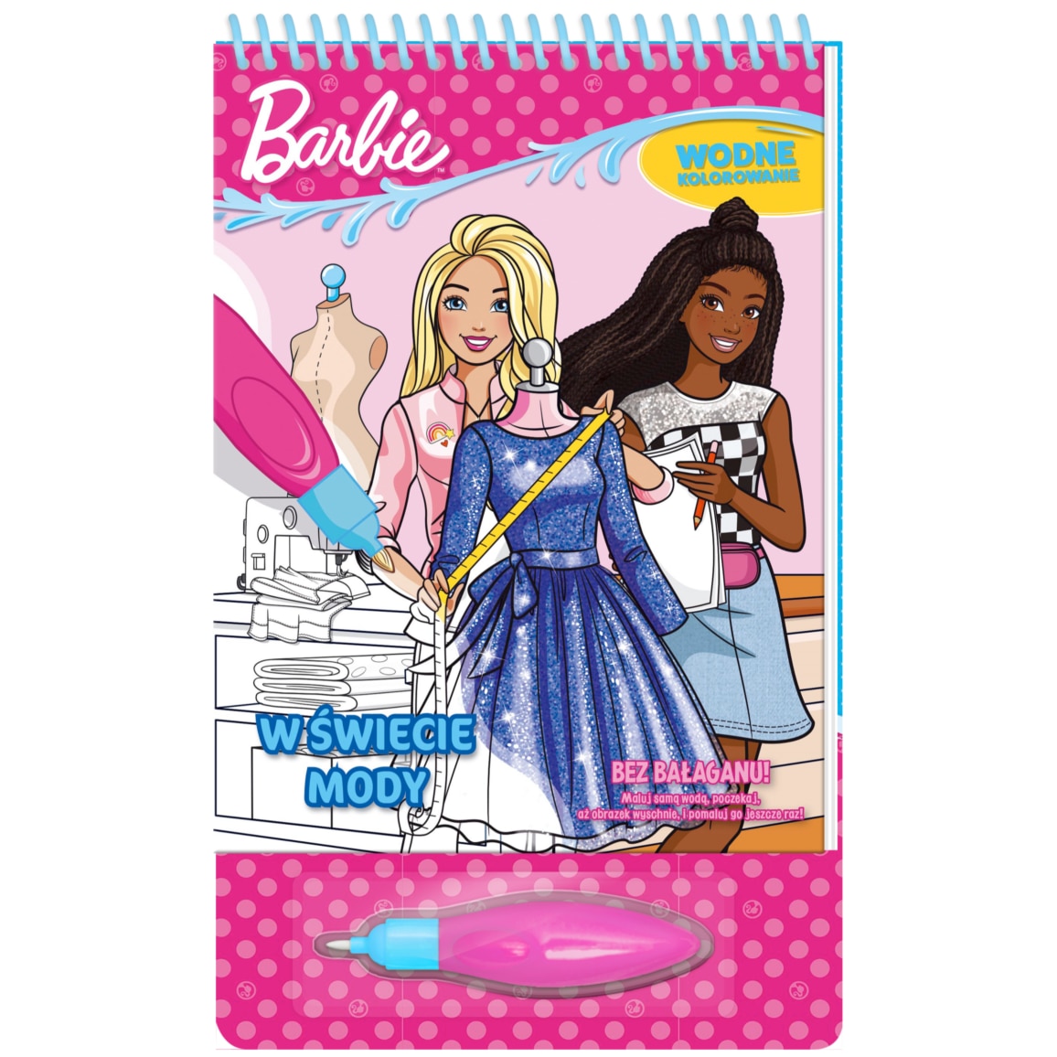 Set de colorat cu apa "In lumea modei. Barbie", Media Service Zawada ...