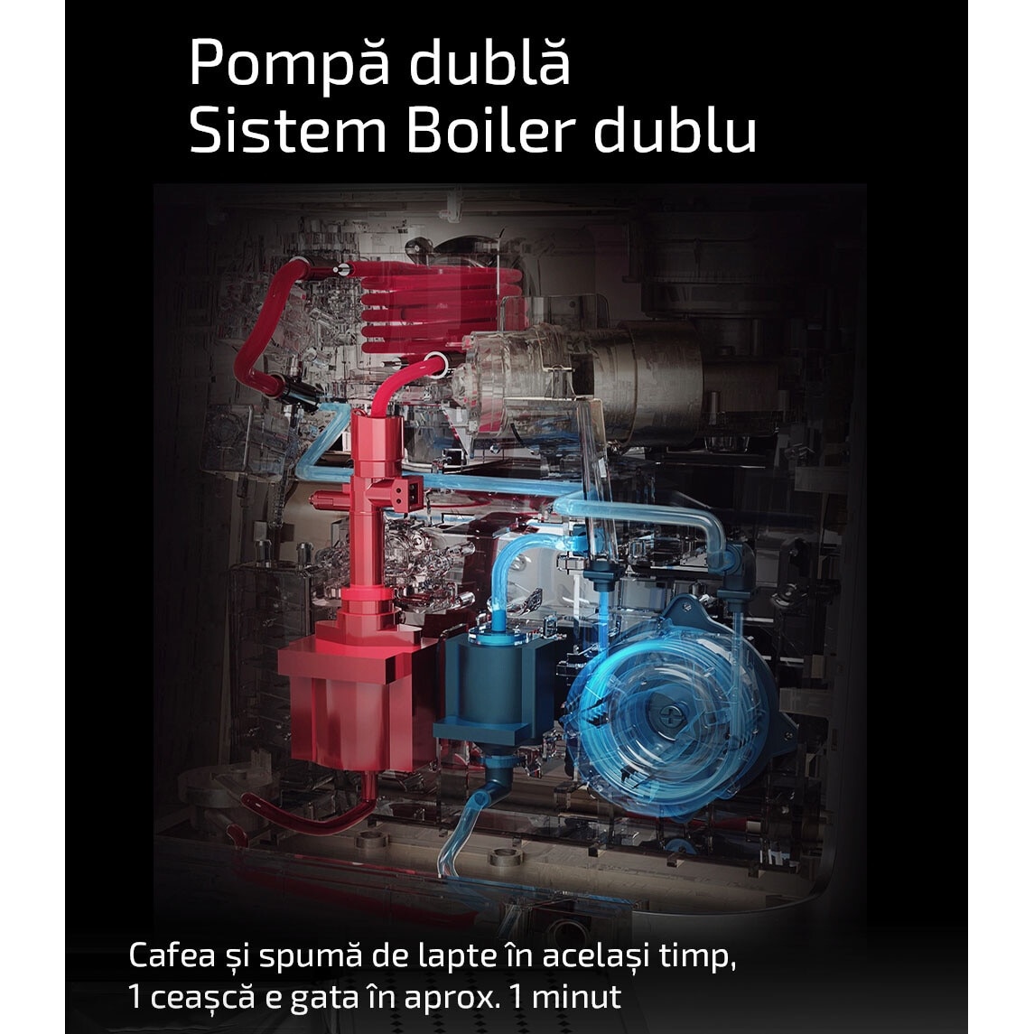 Кафе машина за еспресо ZASS Pro Line ZEM 11, полупрофесионална, Мощност ...