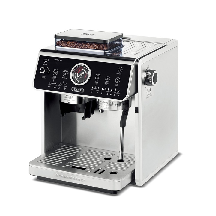 Aparat de cafea espresso semiprofesional ZASS Pro Line ZEM 11, Putere ...