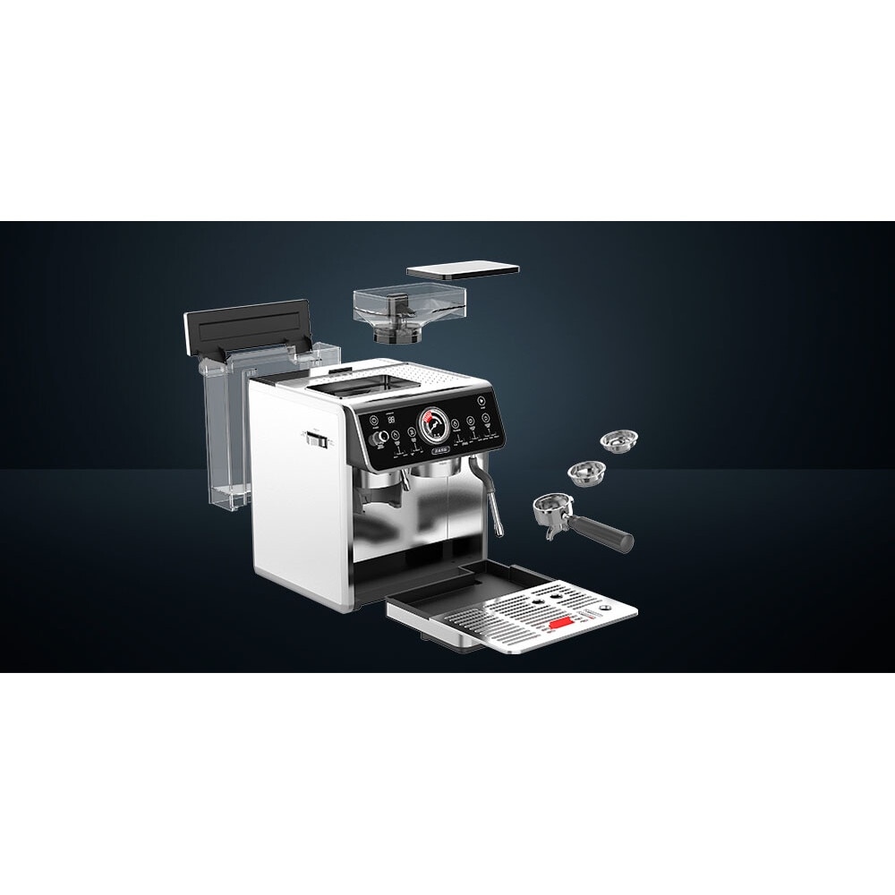 Кафе машина за еспресо ZASS Pro Line ZEM 11, полупрофесионална, Мощност ...