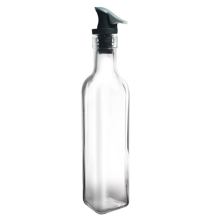 Бутилка Easy Life за оцет и олио 500ml Прозрачен Emag Bg