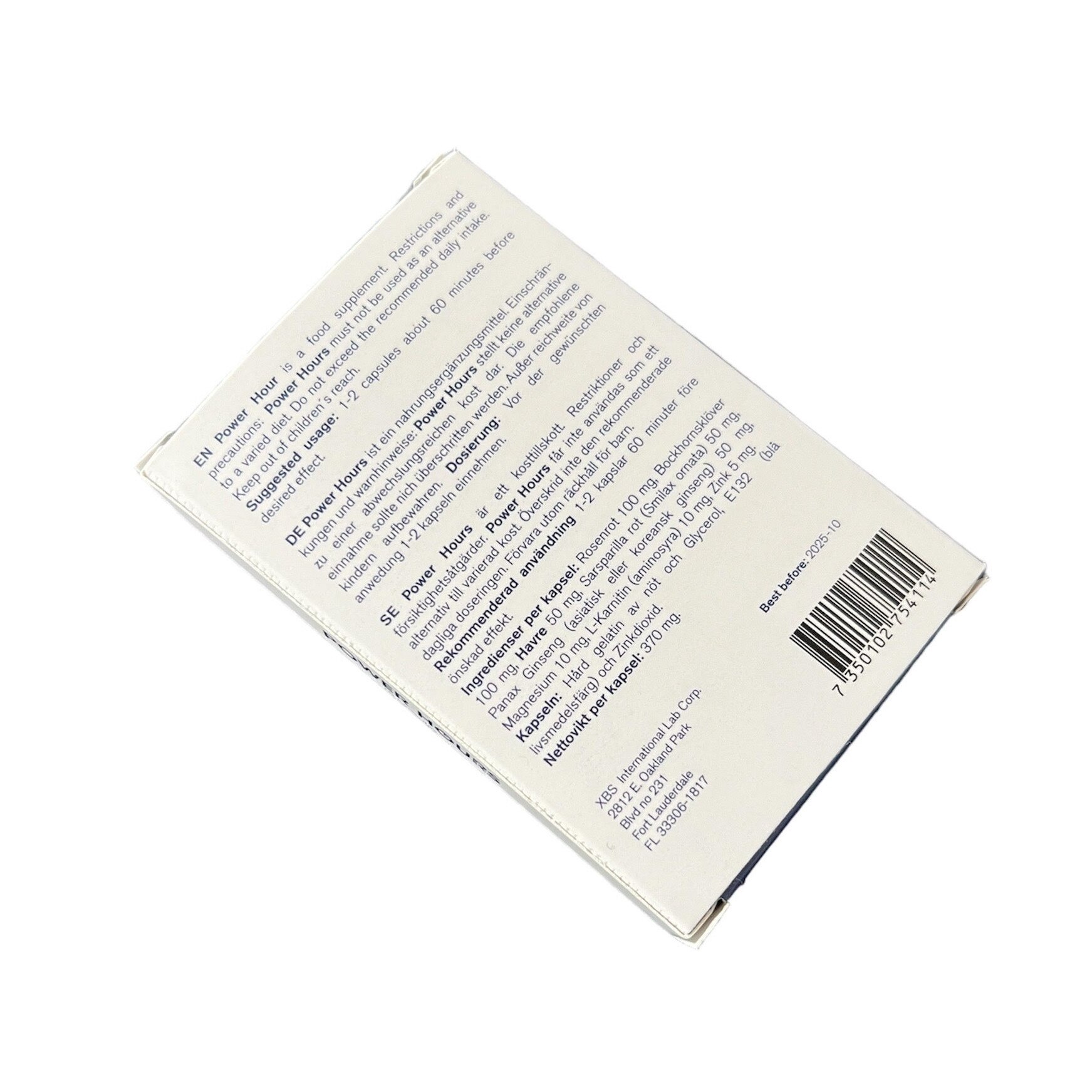 Capsule POWER HOURS, pentru erectie ferma si de lunga durata, 1 cutie x ...