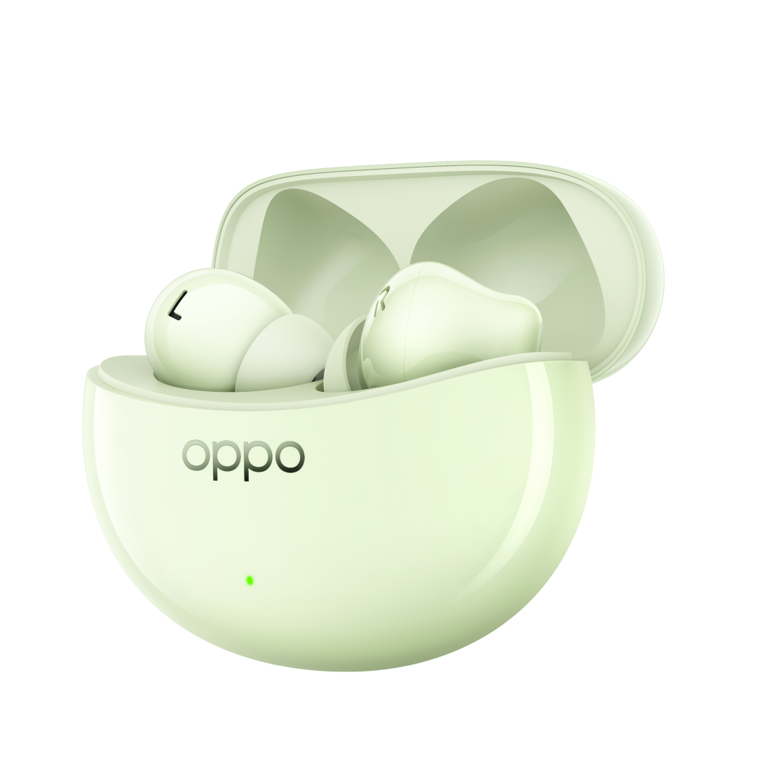Безжични слушалки, Oppo, Enco Free3, DNN, IP55, Green Bamboo - eMAG.bg