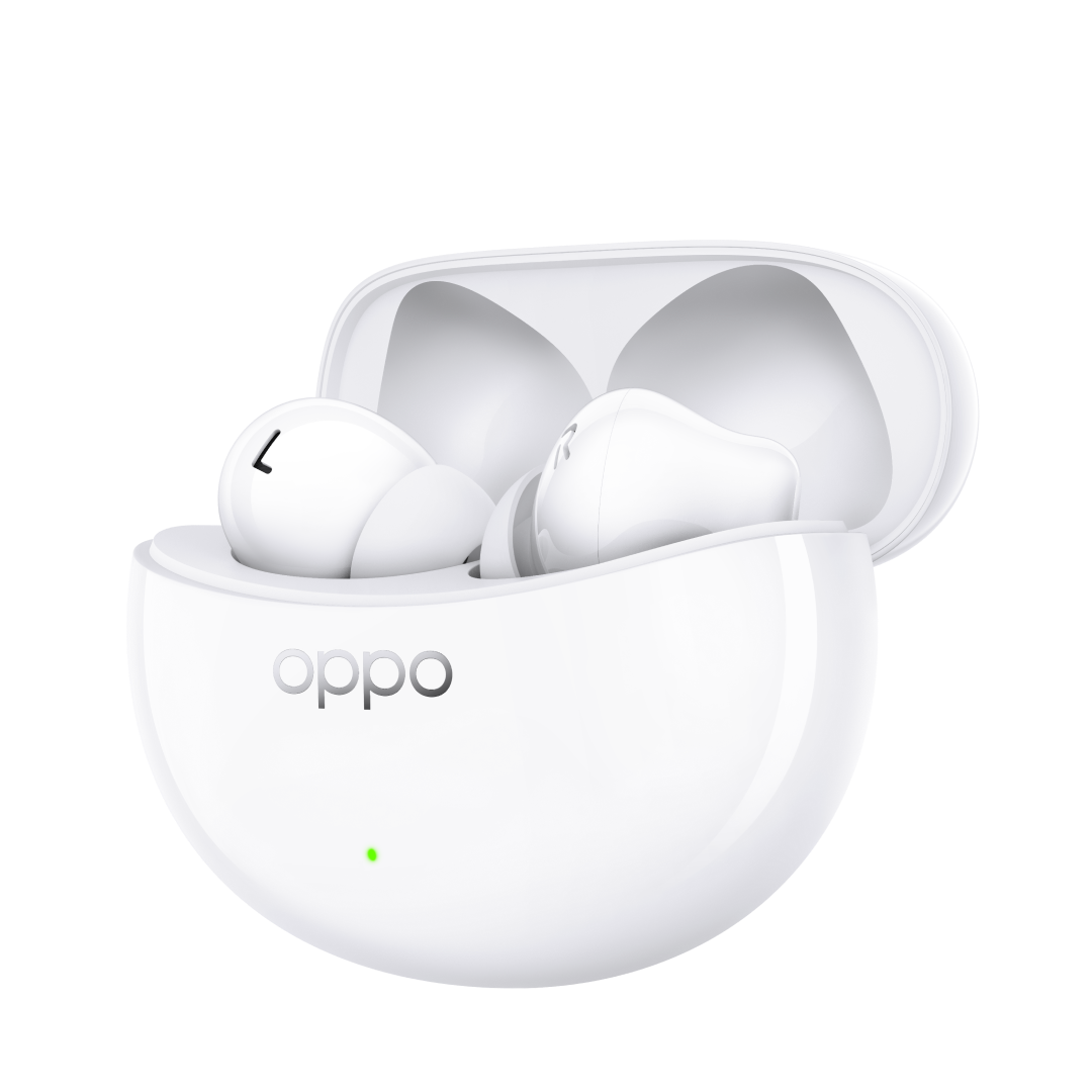 Casti wireless, Oppo, Enco Free3, DNN, IP55, Alb ceramic - eMAG.ro