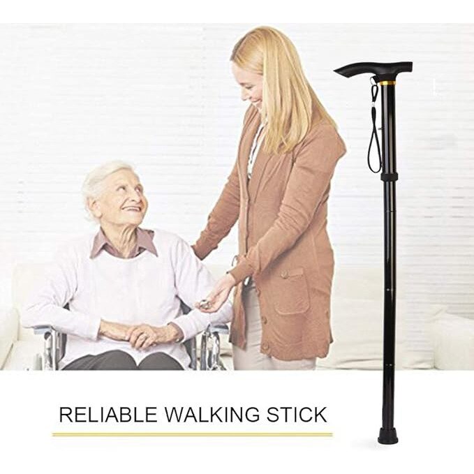 Baston pliabil, 5 pozitii pe inaltime, confortabil si ergonomic ...