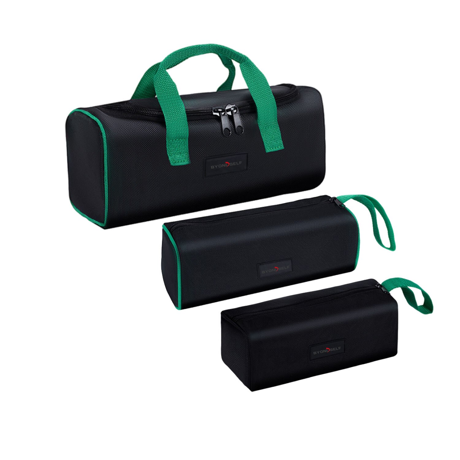 Set 3 Geanta pentru Scule, BYONDSELF®, Negru/Verde - eMAG.ro