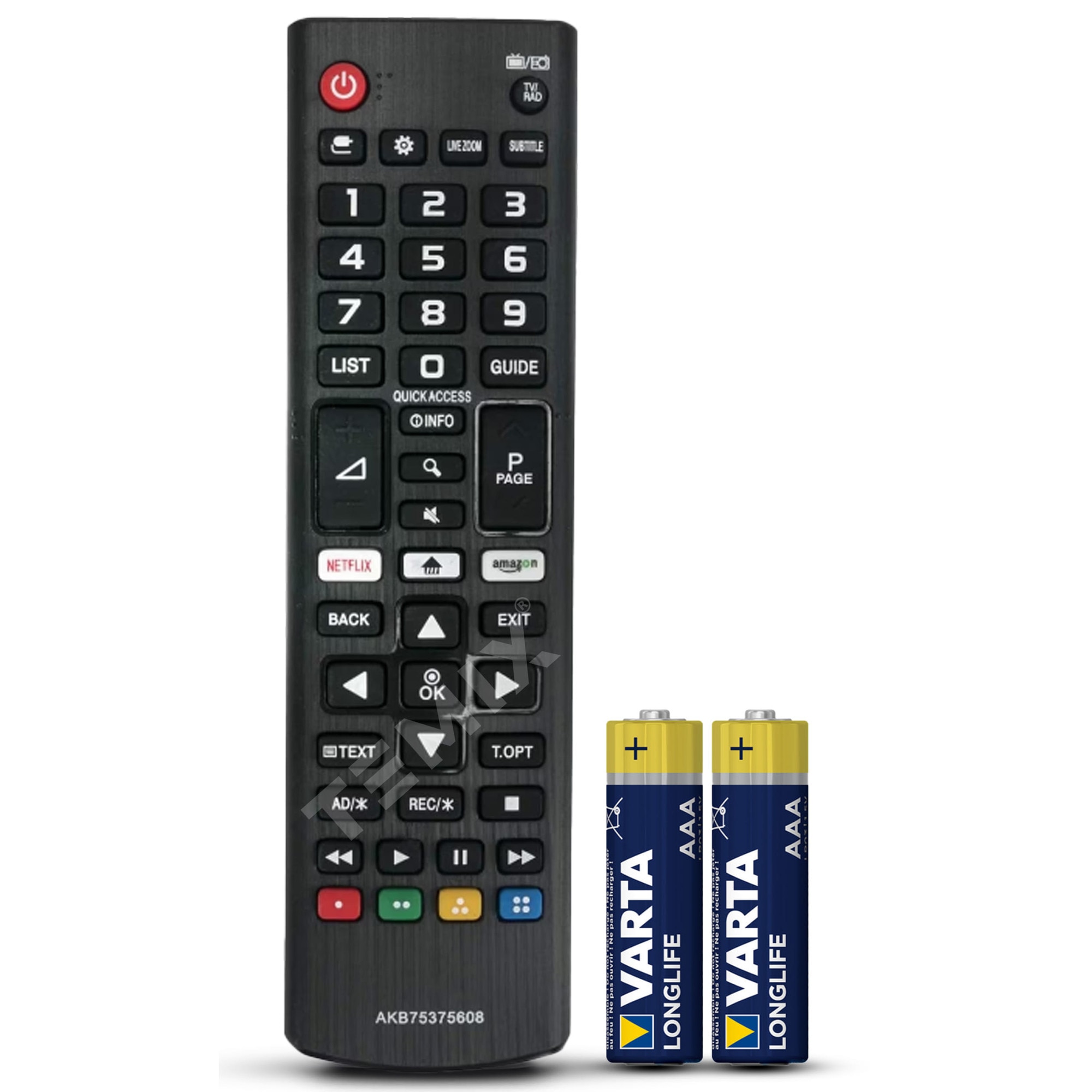 Telecomanda universala LG, compatibila cu toate televizoarele LG LCD/LED Smart, AKB75095308 ...