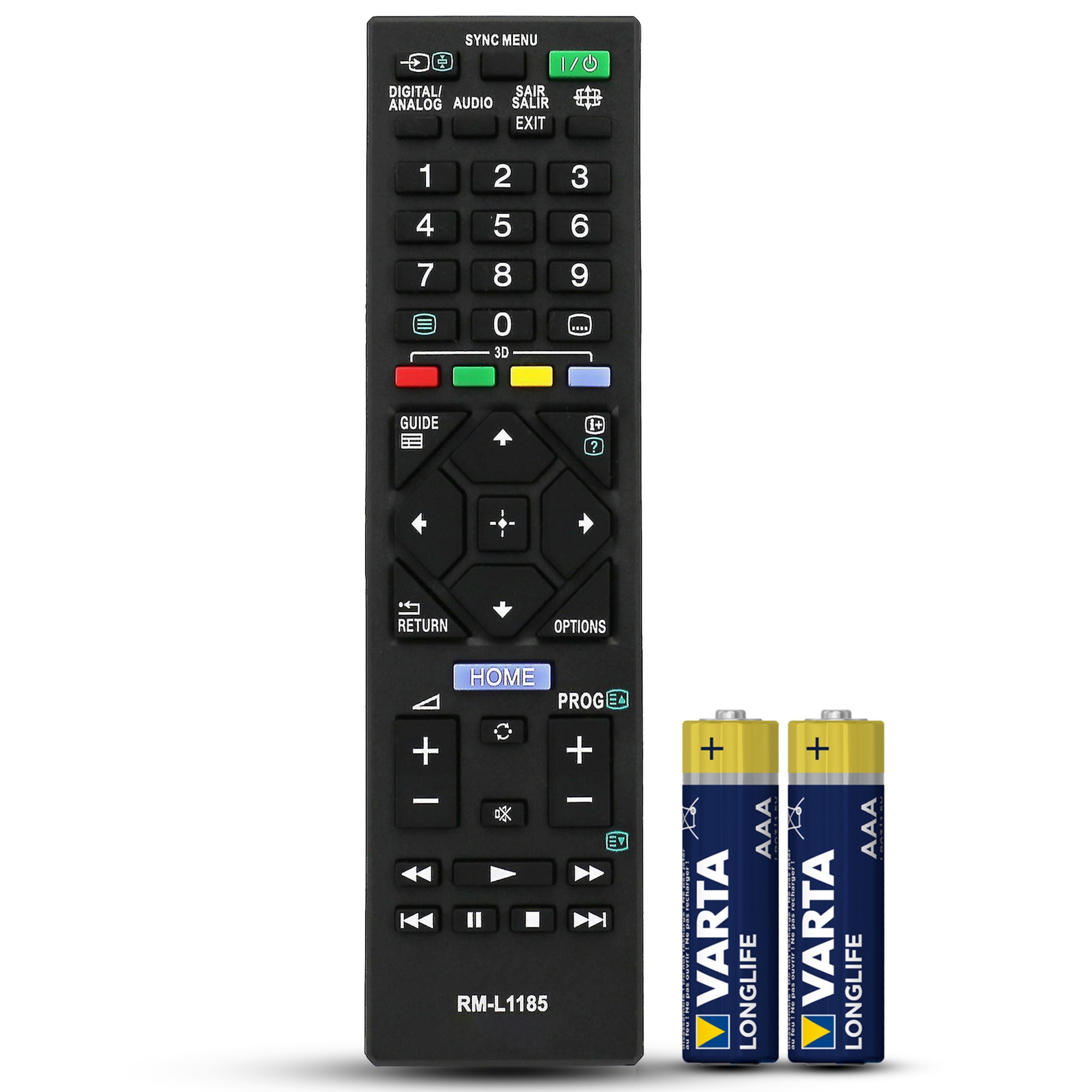 Telecomanda compatibila LCD/LED Sony 3D, RM-ED062, RM-L1185, TEMIX®, neagra, baterii incluse ...