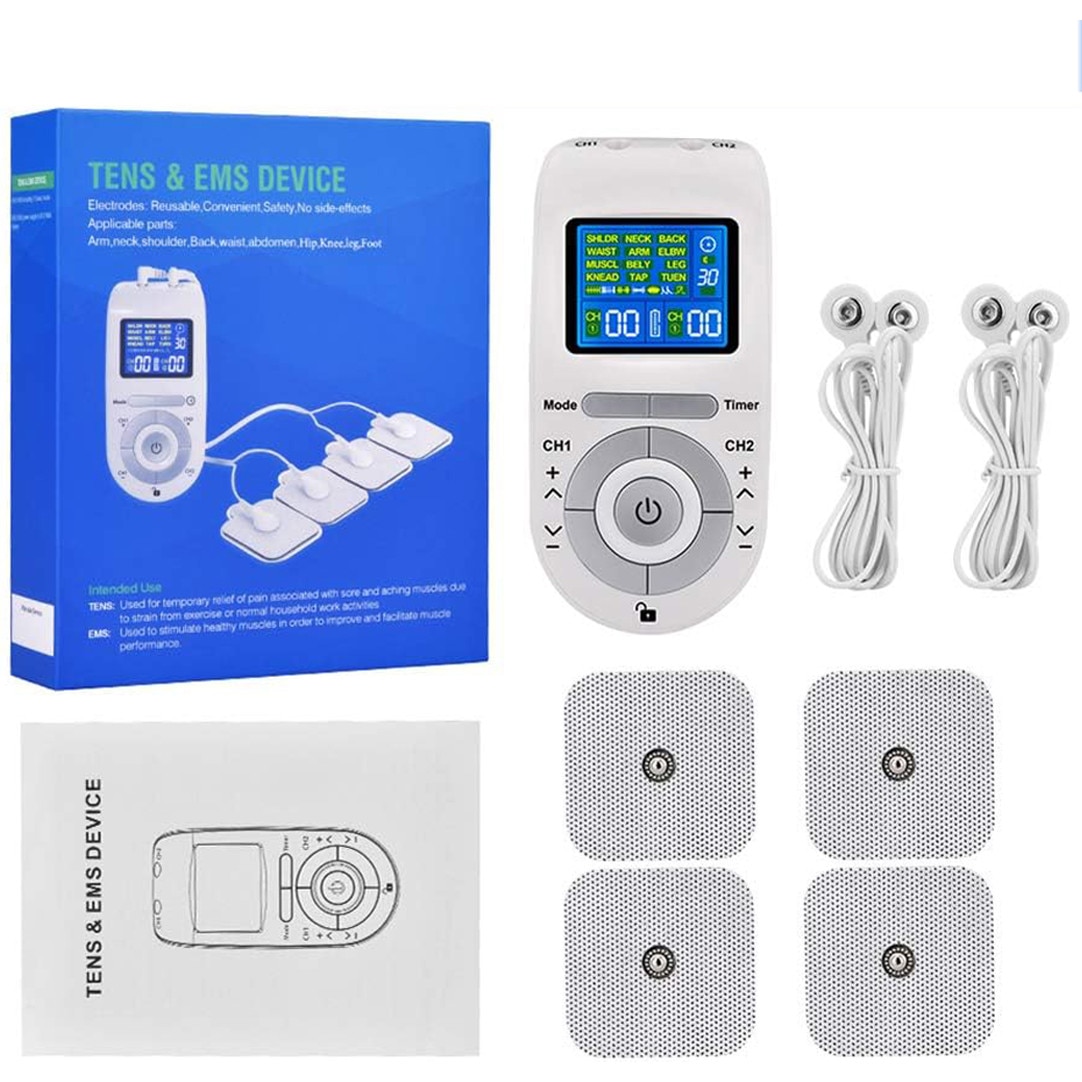 Aparat De Masaj Cu Electrostimulare Pentru Fizioterapie/Electroterapie, Cu 40 Niveluri De ...