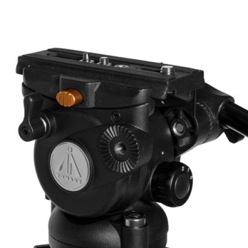 Trepied video profesional din aluminiu, E-Image EG-05A2, cap fluid GH05 ...