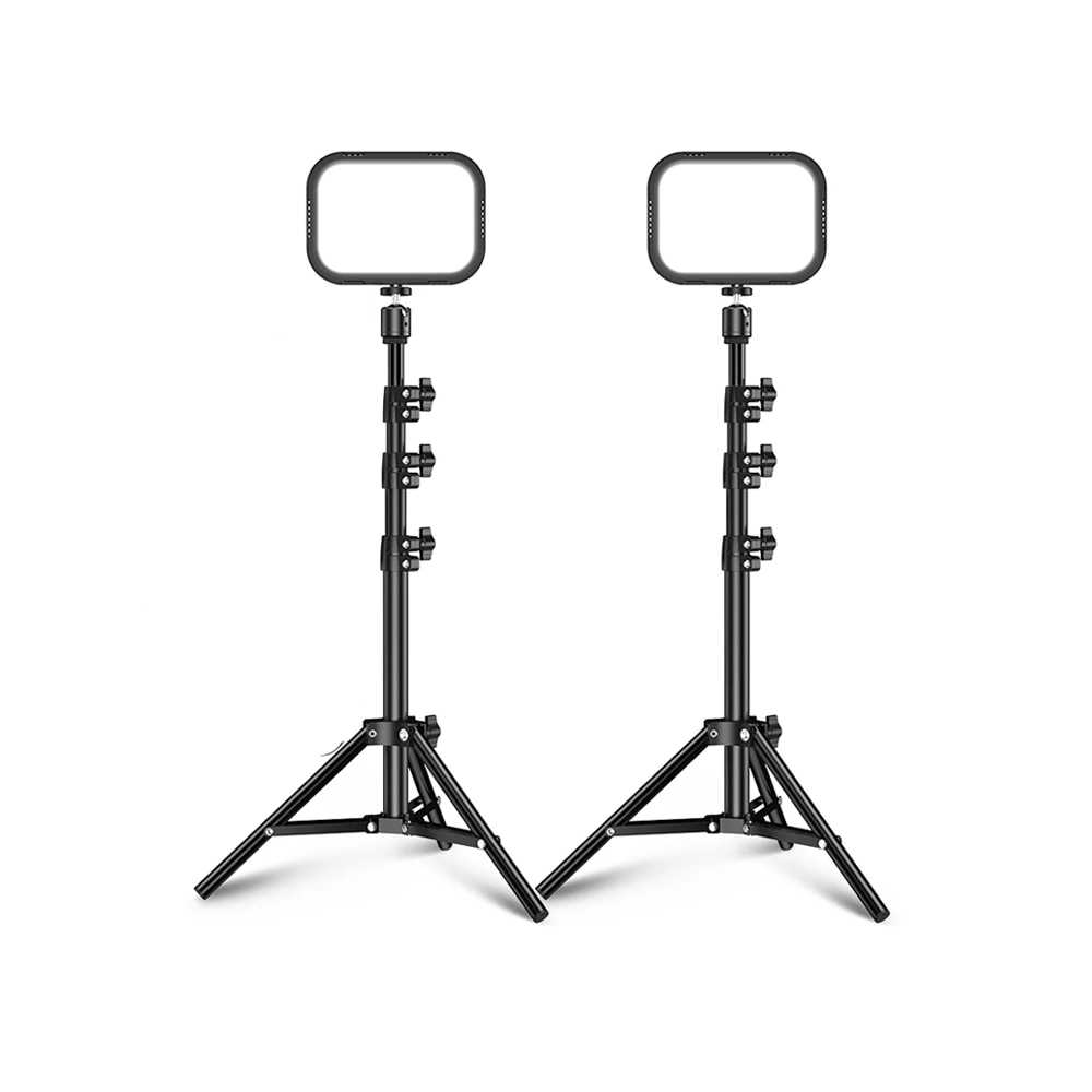 Set 2 Lumini Studio Led, Apexel, Trepied Aluminiu, Multifunctional ...