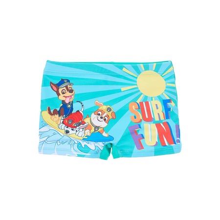 Boxeri baie baieti Paw Patrol Surf Verde 104 CM - eMAG.ro