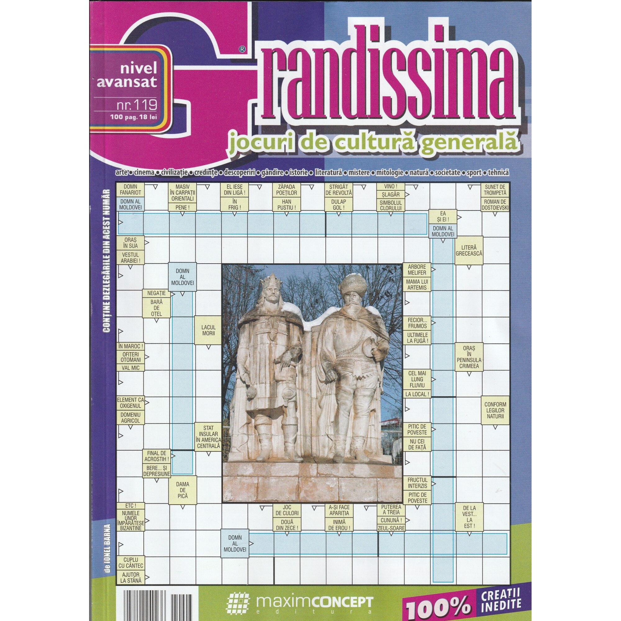 Integrame Grandissima numarul 119 - nivel avansat, editura Maxim - eMAG.ro