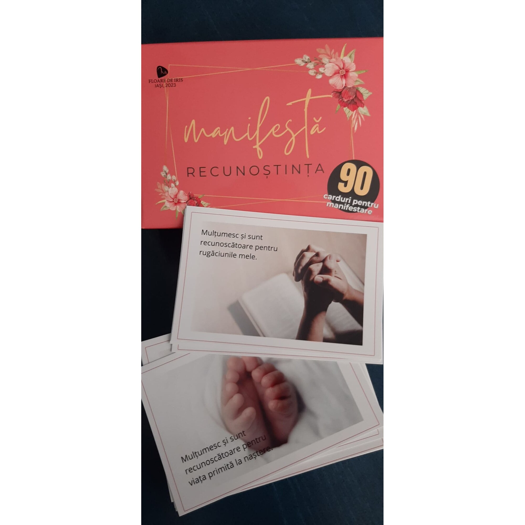 Set 90 de carduri „Manifesta Recunostinta”, Alina Maria - eMAG.ro